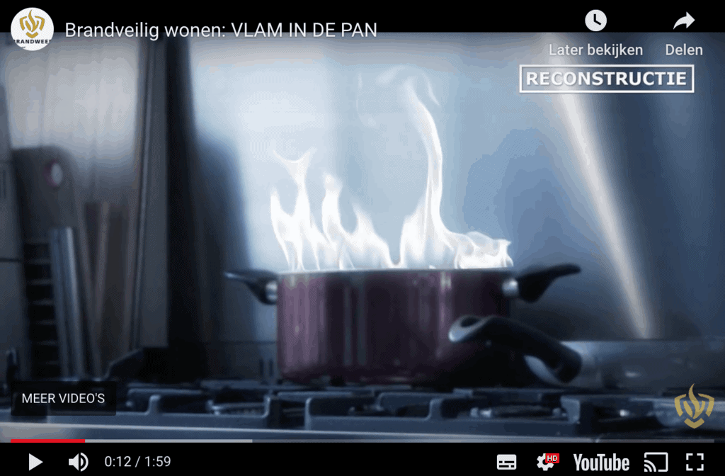 Video van de dag: vlam in de pan - Blijtijds.nl